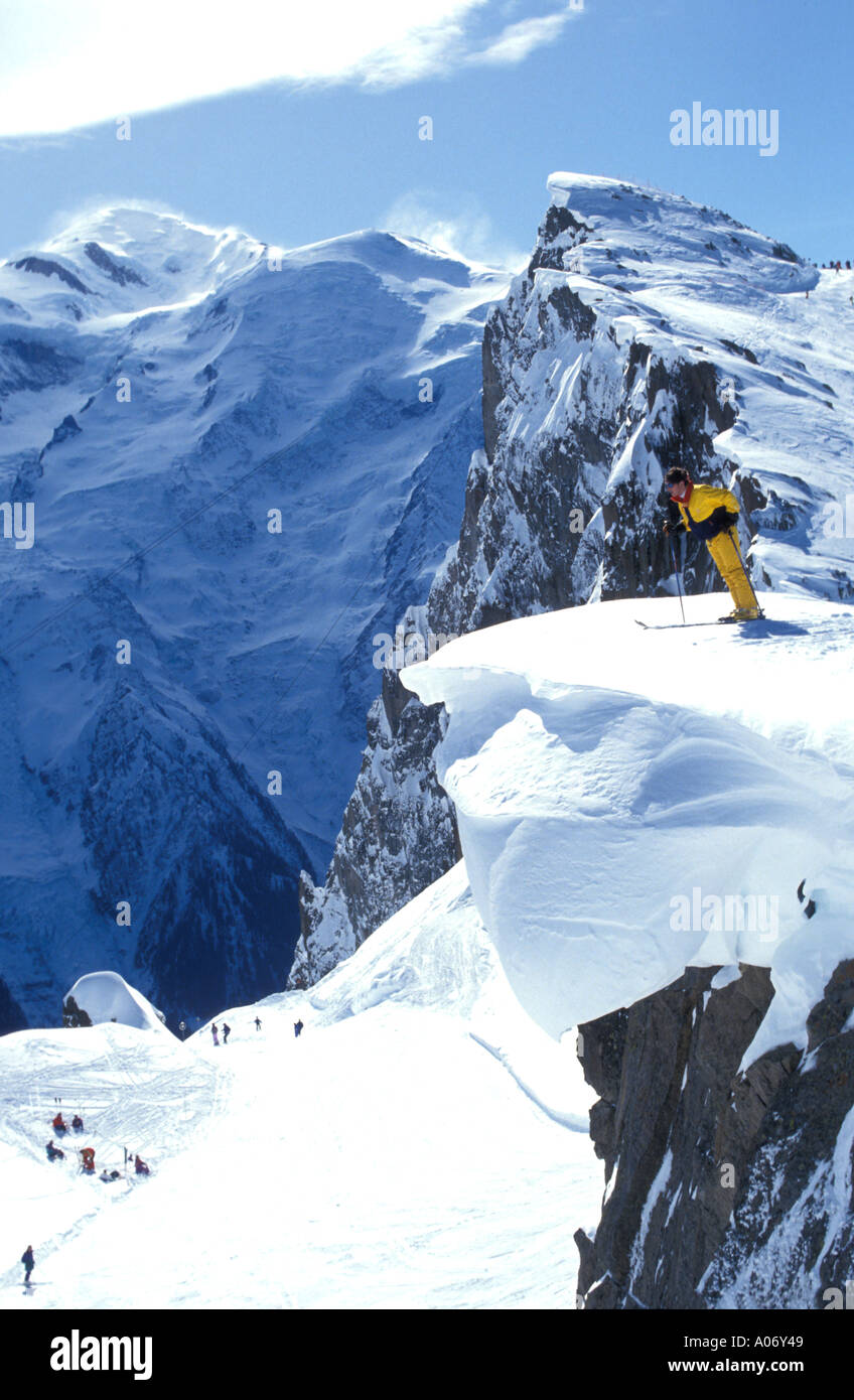 Skier cornice hi-res stock photography and images - Alamy