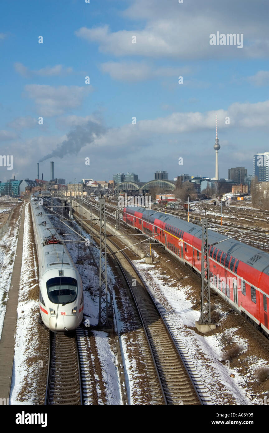 ICE INTERCITY TRAIN BERLIN GERMANY Stock Photo - Alamy