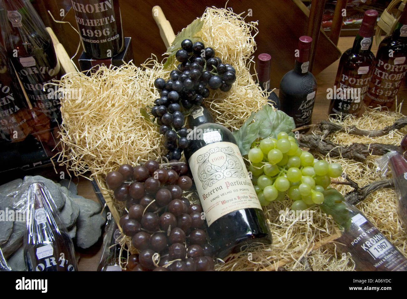 Portugal Bottle of vintage Port wine Stock Photo - Alamy