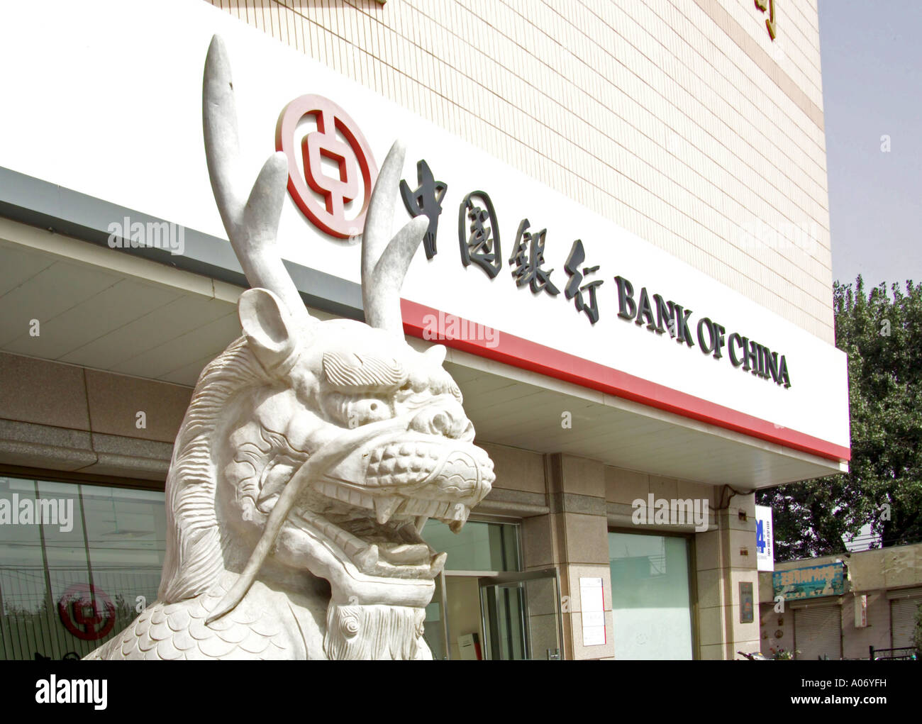 Bank of China signage Stock Photo - Alamy
