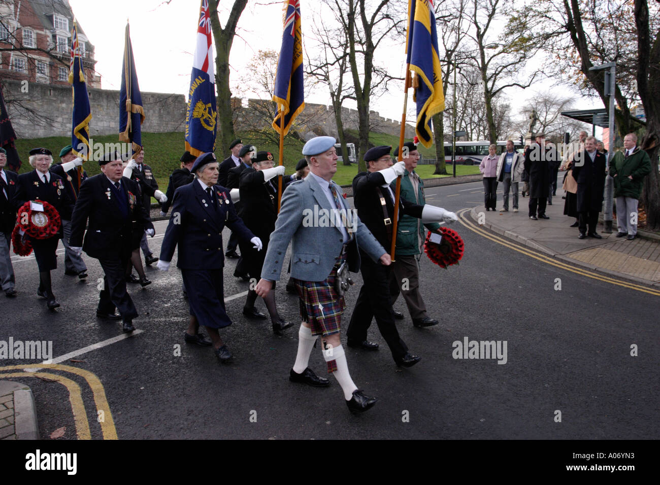 Remembrance day parade york yorkshire hi-res stock photography and ...