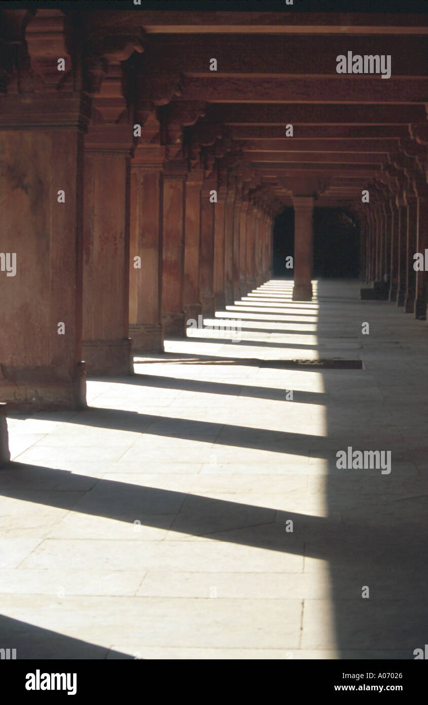 Covered Walkway Agra Fort, Rajasthan, India Stock Photo - Alamy