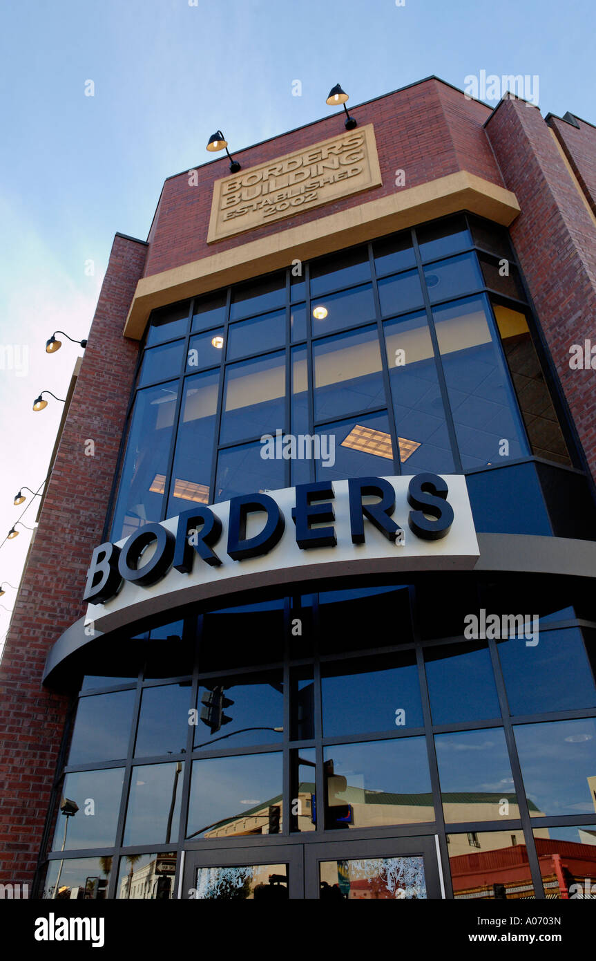 A Portrait Photograph of the Borders Building in San Diego, California ...