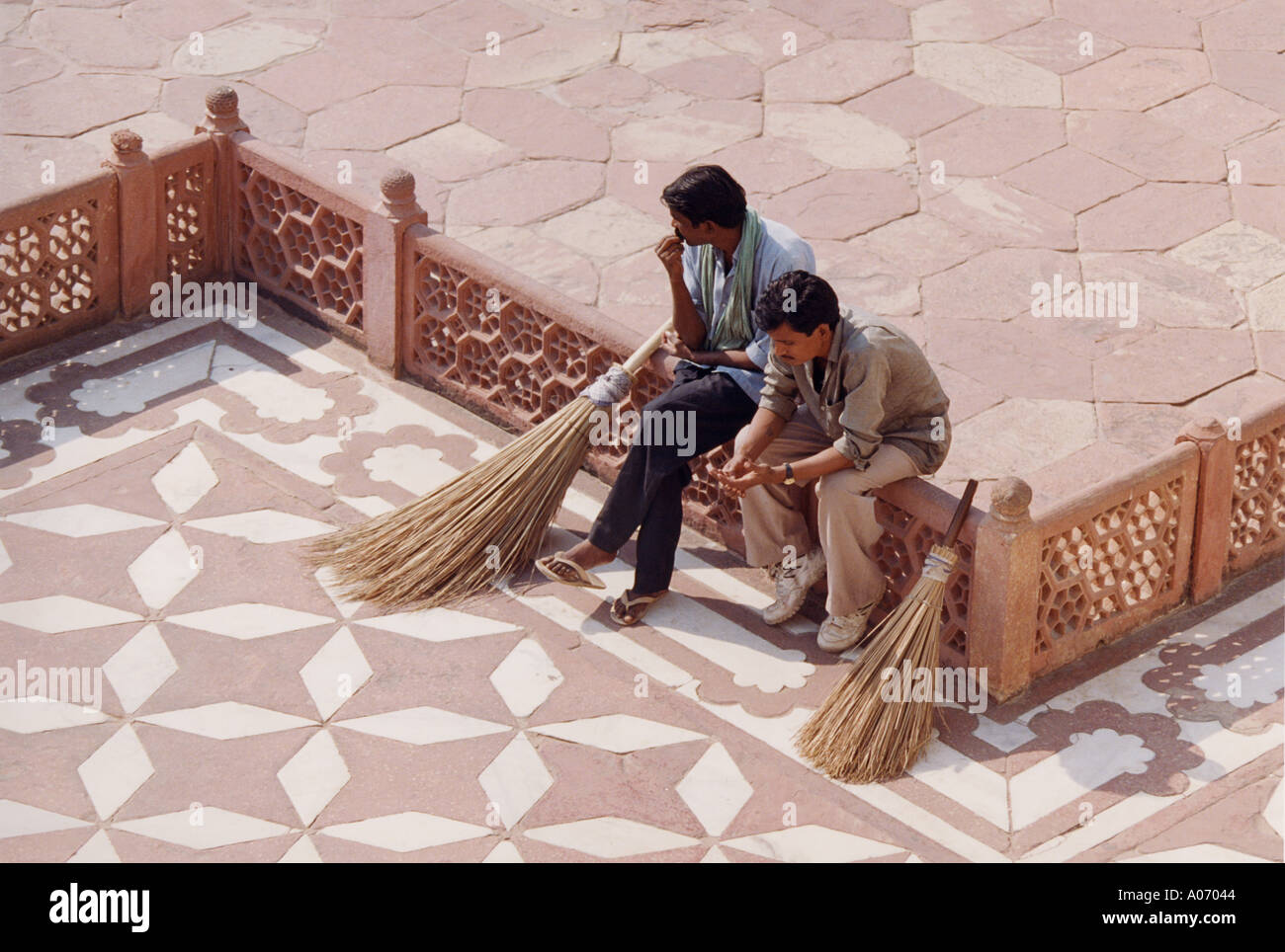 Sweepers at the Taj Mahal, Rajasthan, India Stock Photo - Alamy