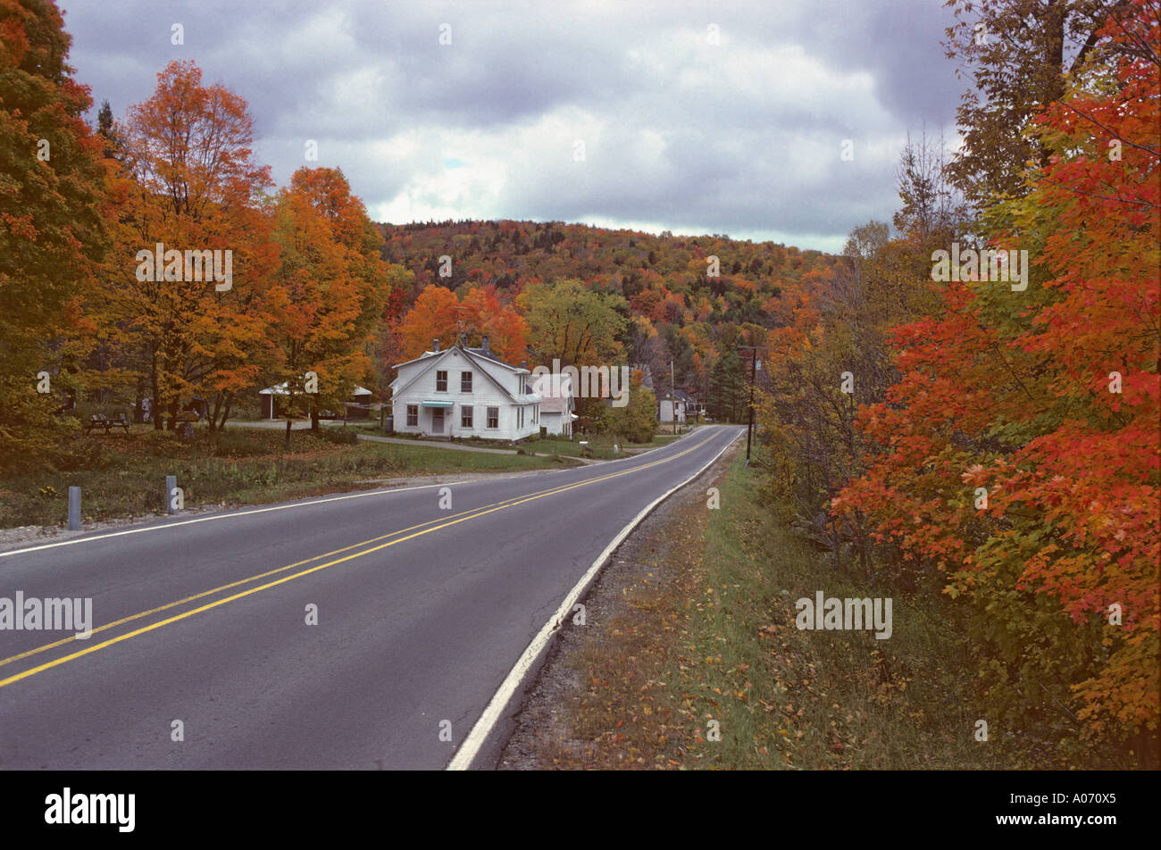 "Fall ^foliage, ^Bennington, Vermont, USA Stock Photo - Alamy