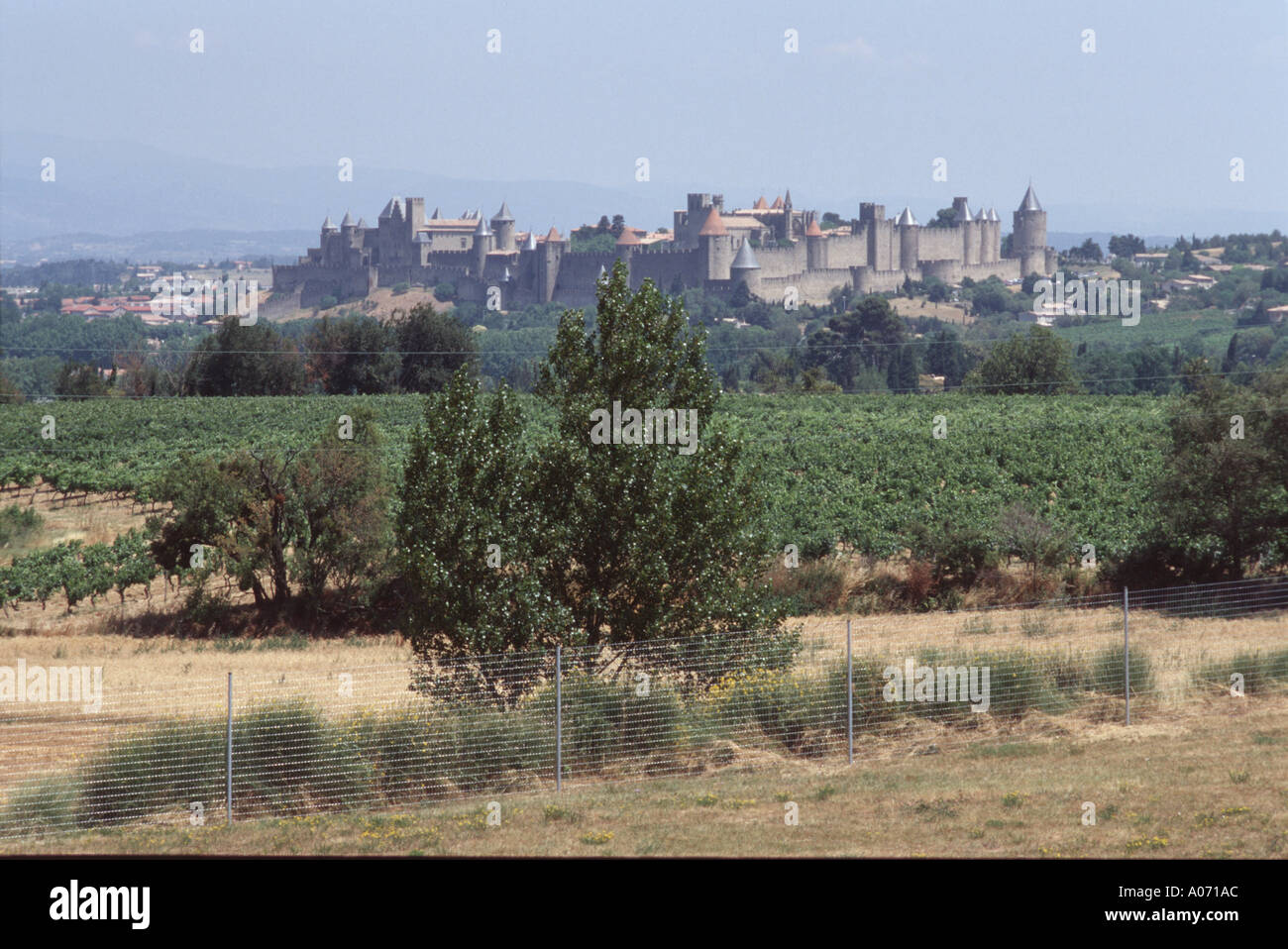 Medieval city of Carcassonne Stock Photo - Alamy
