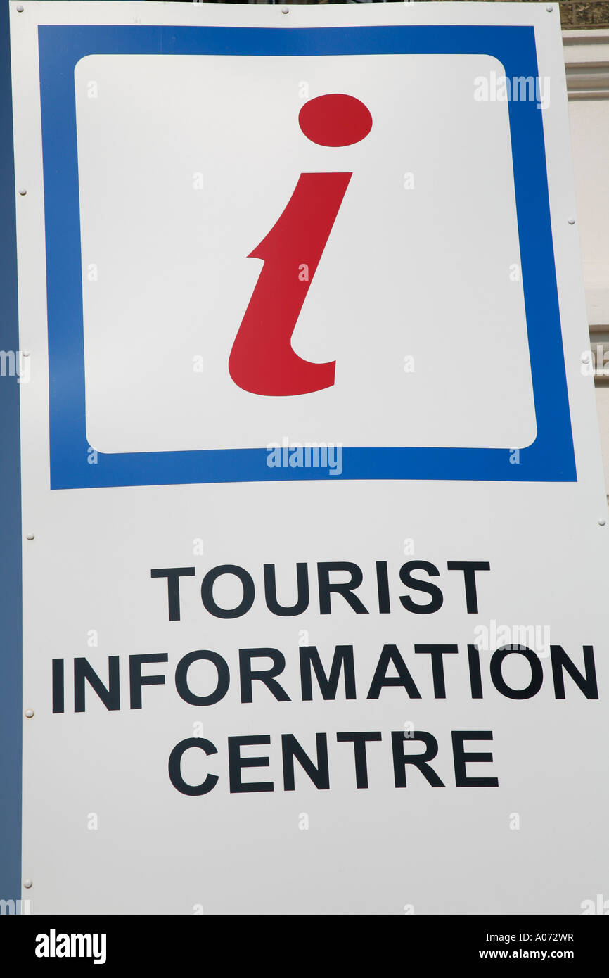 Tourist Information Centre sign Stock Photo - Alamy