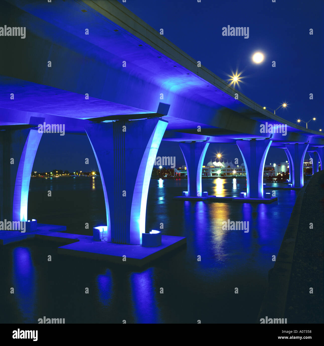 Bridge Port of Miami Miami Florida USA Stock Photo - Alamy