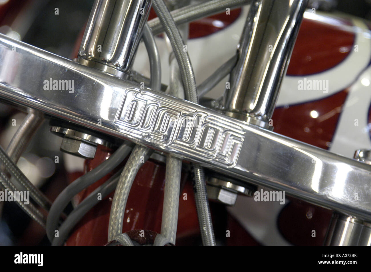 Big Dog MC, Steering Head Logo Stock Photo - Alamy