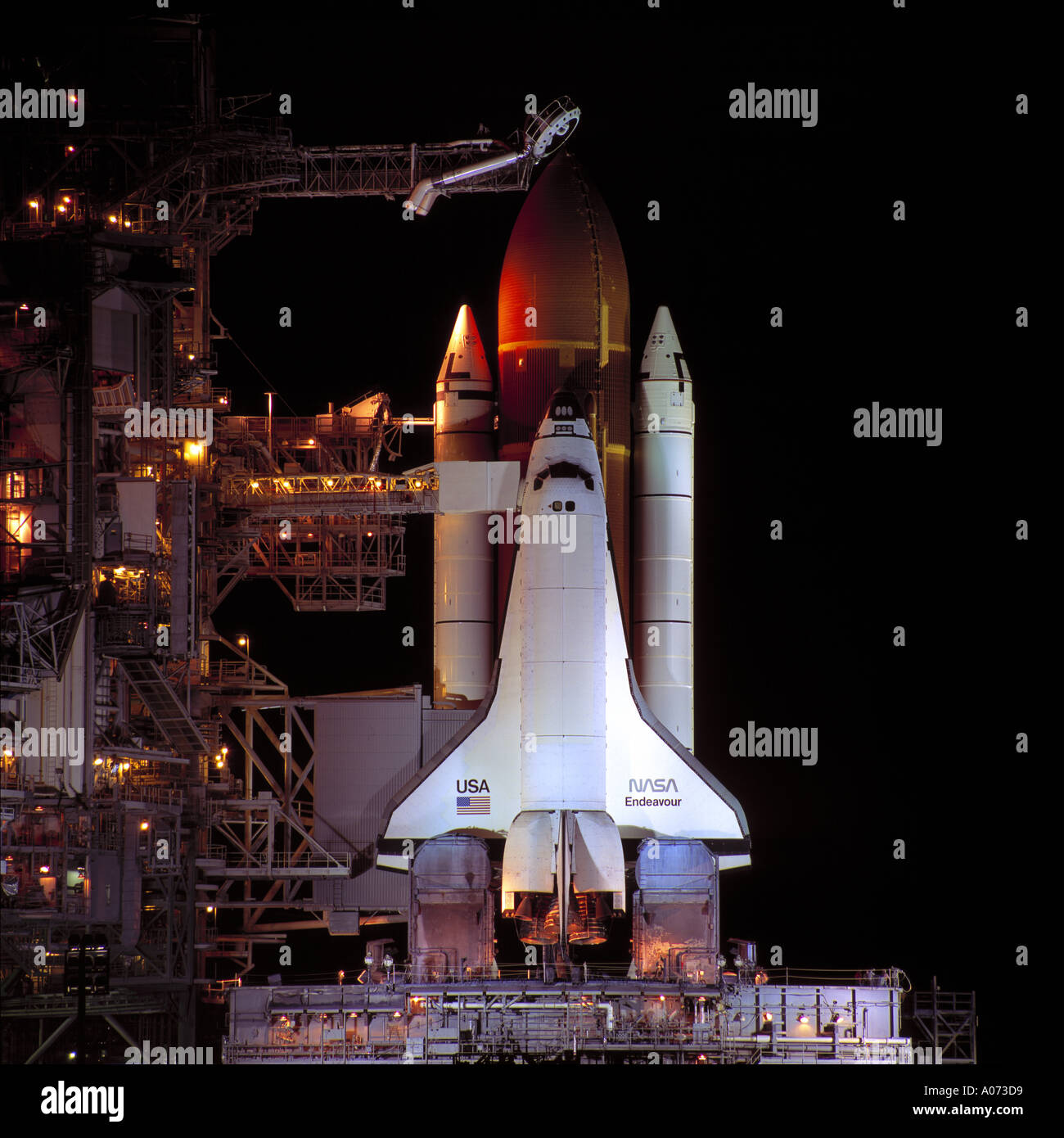 Shuttle Endeavour NASA Kennedy Space Center Florida USA Stock Photo - Alamy