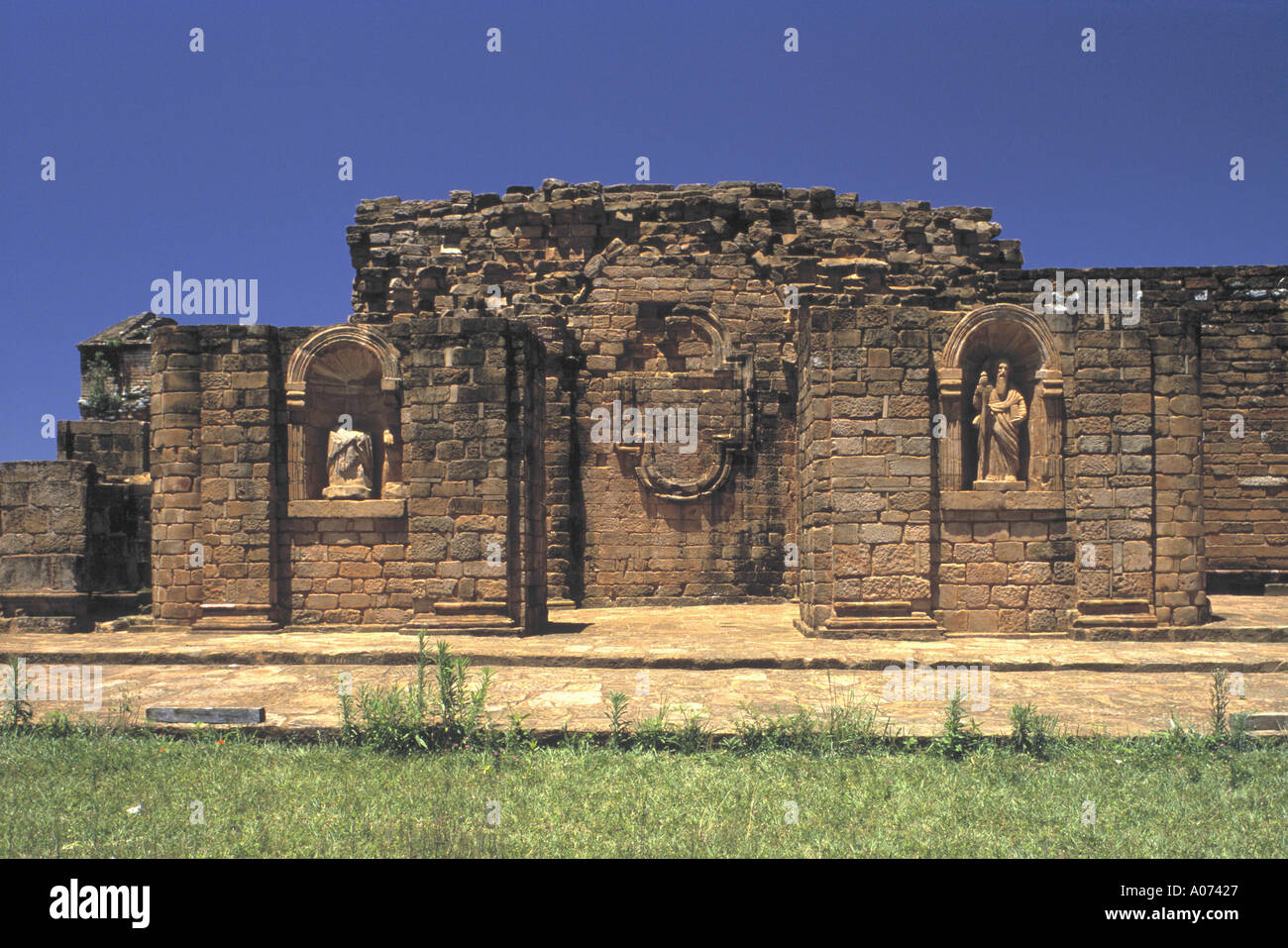Jesuit Mission Ruins Trinidad Paraguay Stock Photo - Alamy