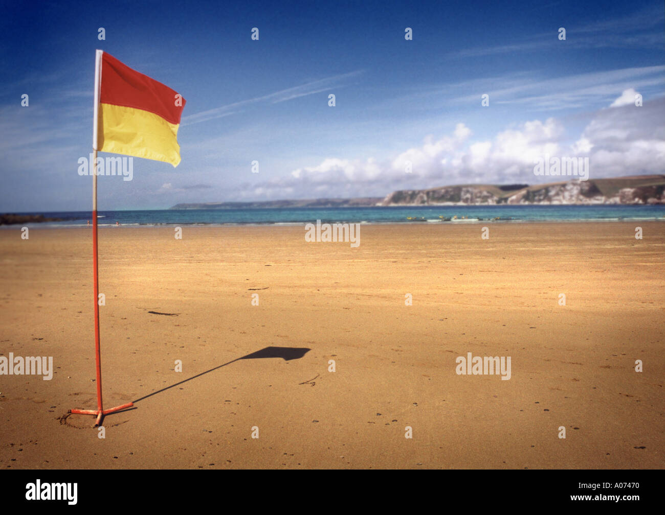 Warning flag hi-res stock photography and images - Alamy