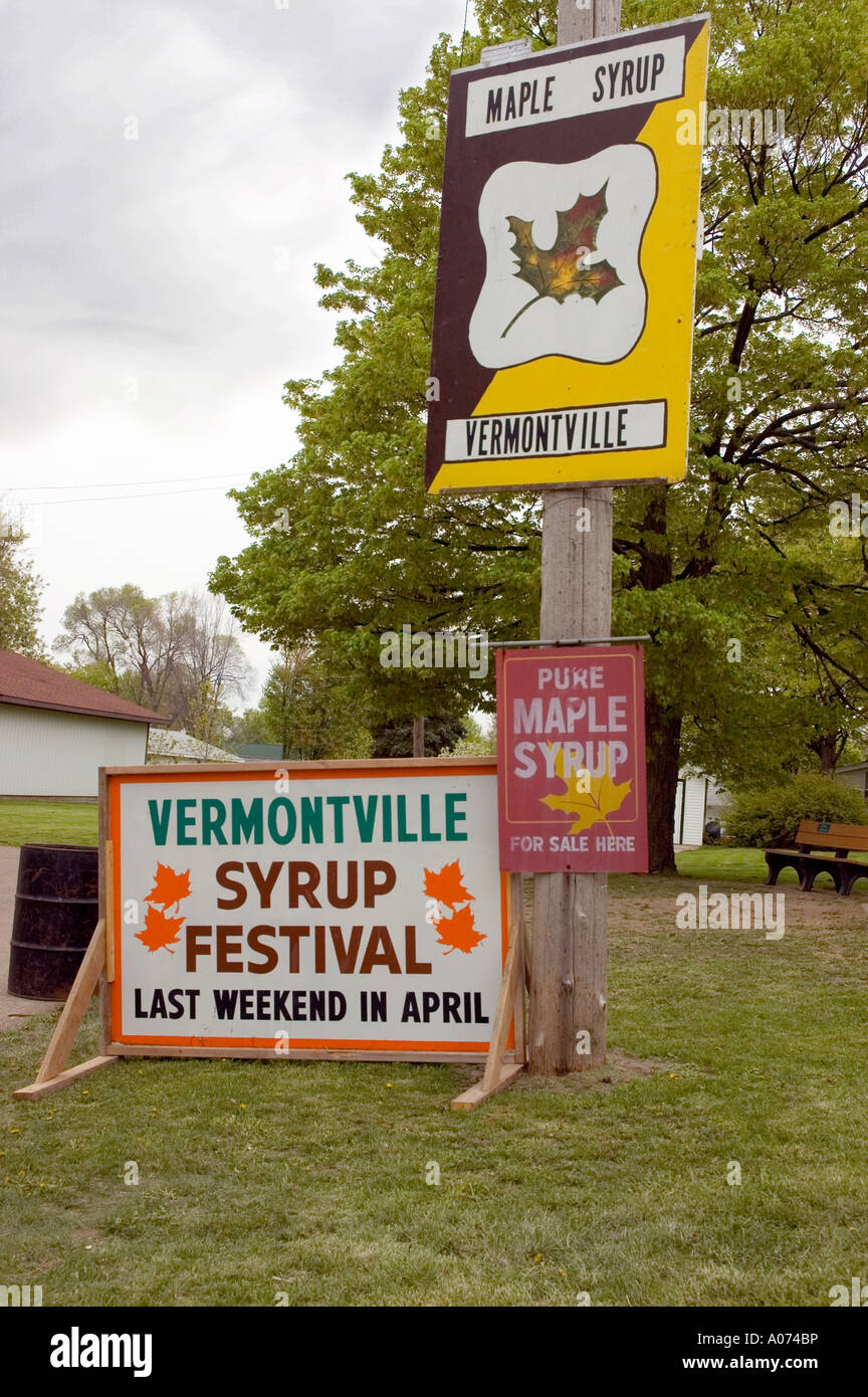 Vermontville maple syrup hi-res stock photography and images - Alamy