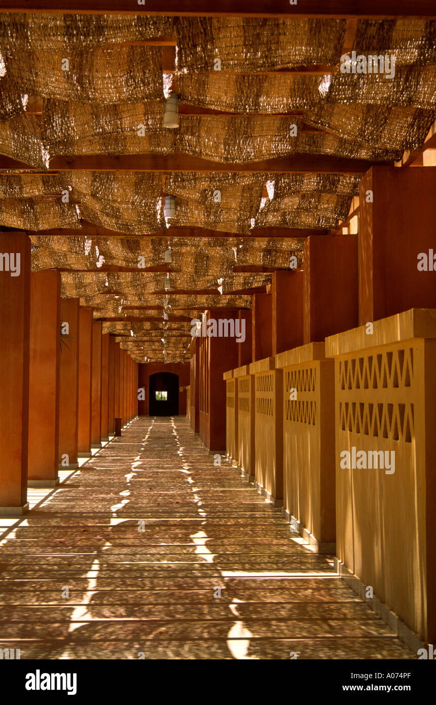 Shaded terrace in Egypt Stock Photo - Alamy