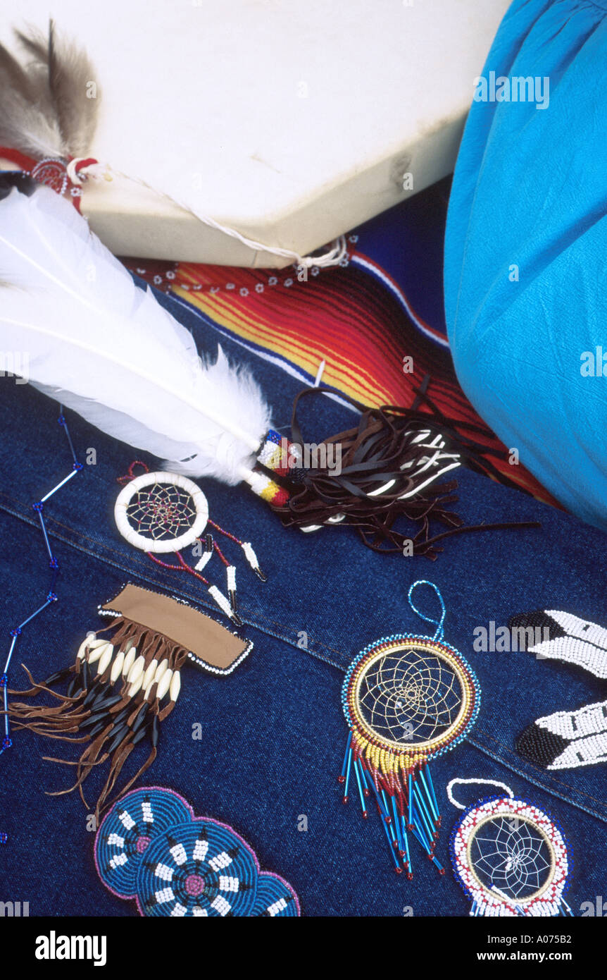 north american indian crafts Stock Photo - Alamy