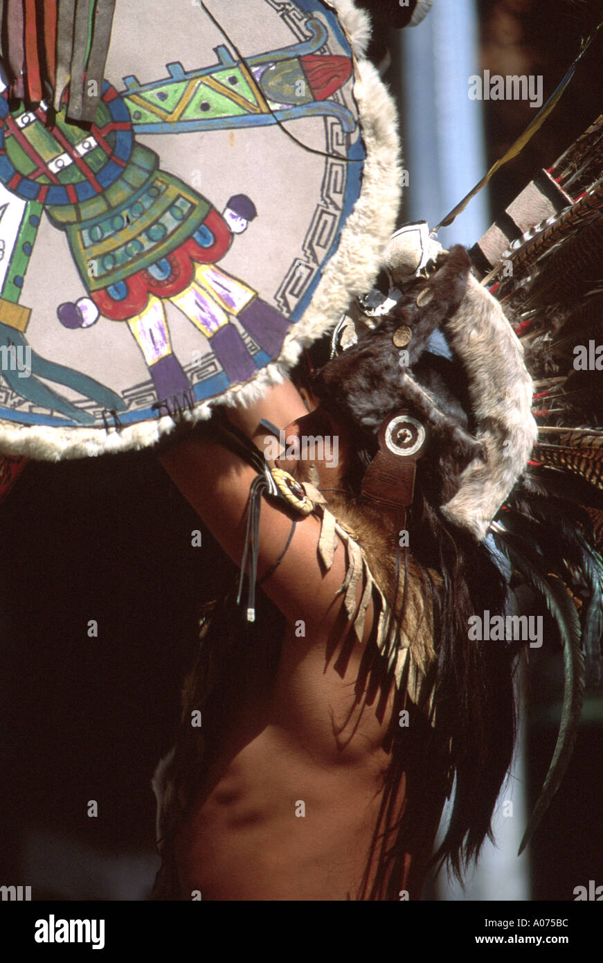 Aztec dancer zocalo mexico city hi-res stock photography and images - Alamy