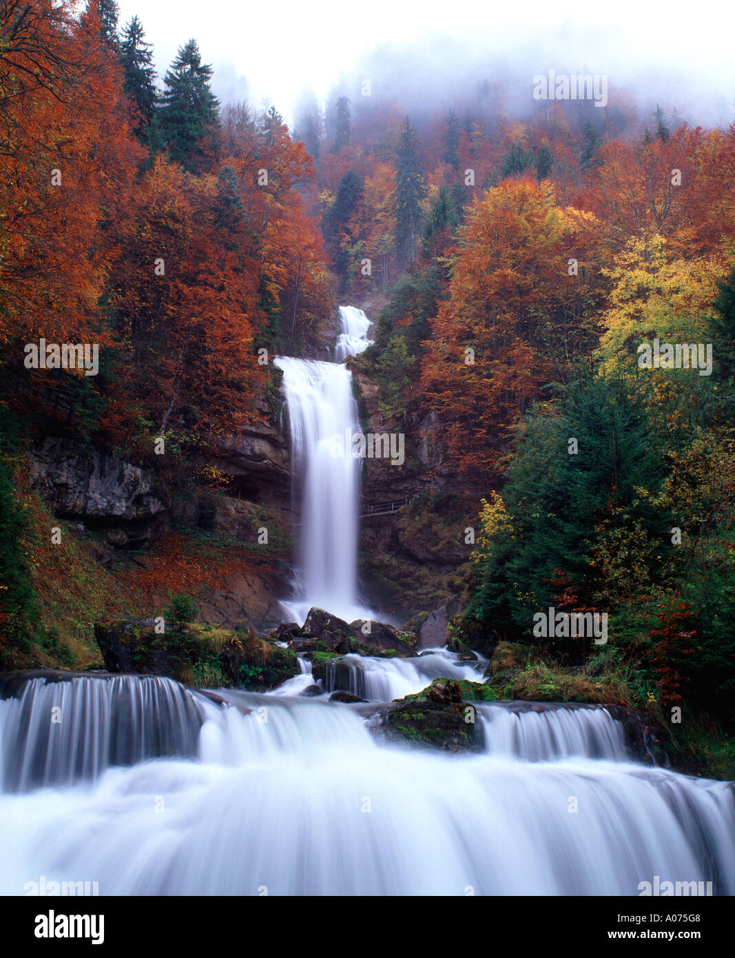 Giessbach Falls, Bernese Oberland, Switzerland Stock Photo - Alamy