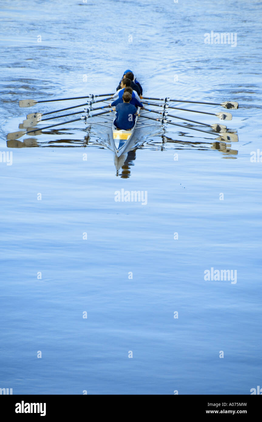 Rowers sculling hi-res stock photography and images - Alamy
