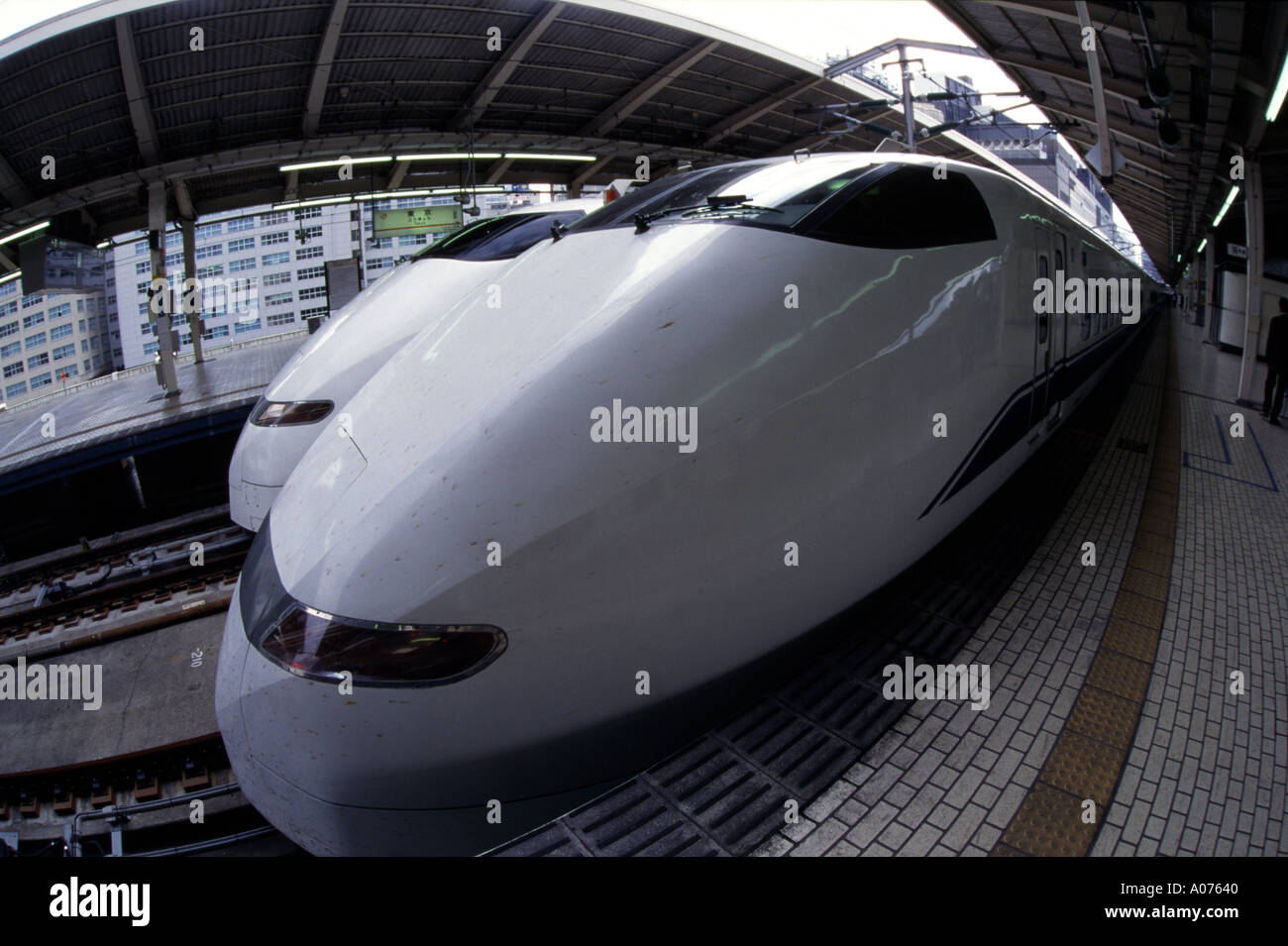 Japanese Bullet Train (Shinkansen Stock Photo - Alamy