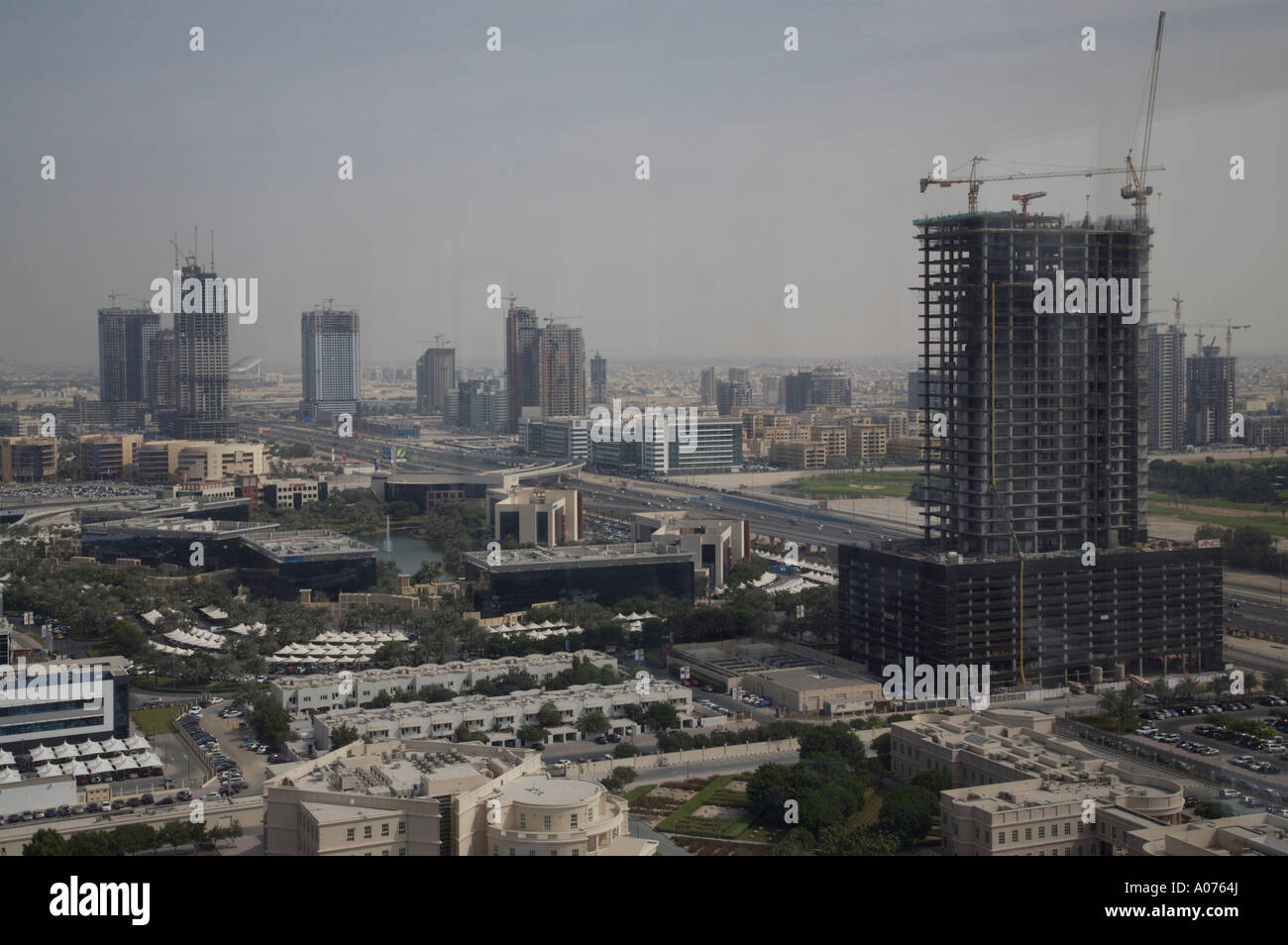landscape view of new construction in dubai united arab emirates middle ...