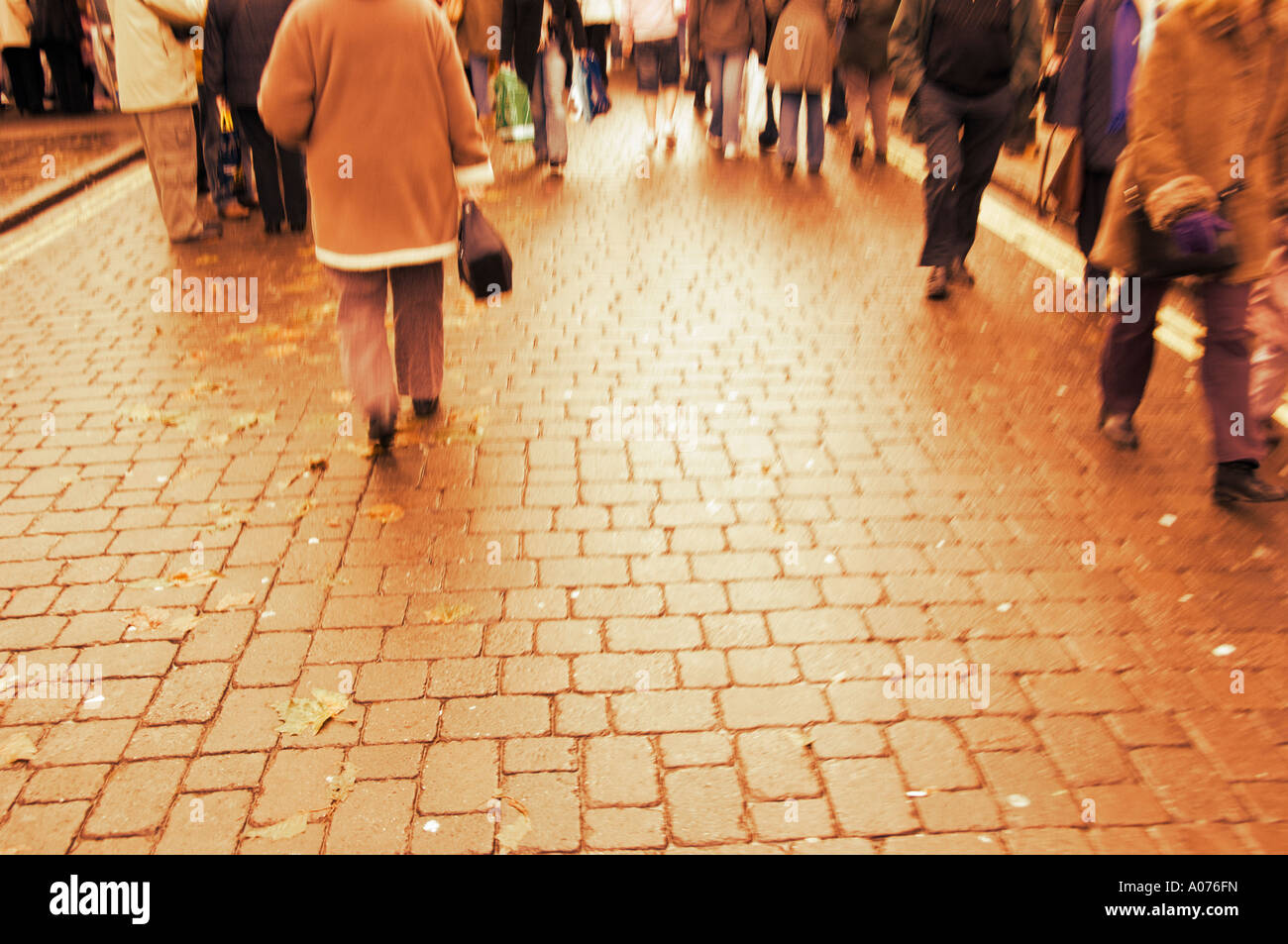 Walking feet on a street hi-res stock photography and images - Alamy
