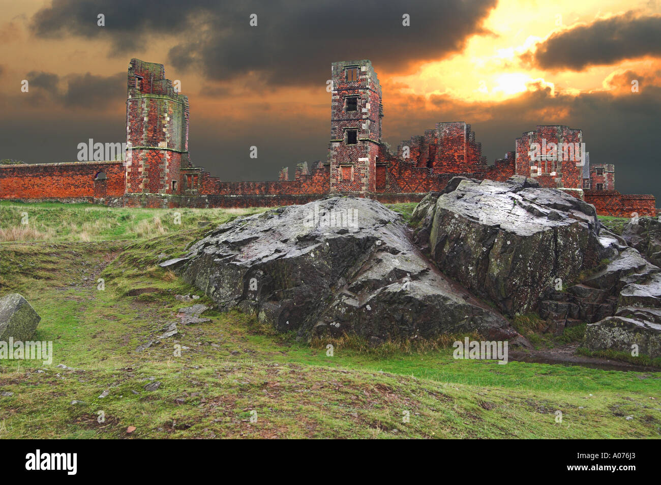 Ruins of Lady Jane Grey's house Stock Photo - Alamy