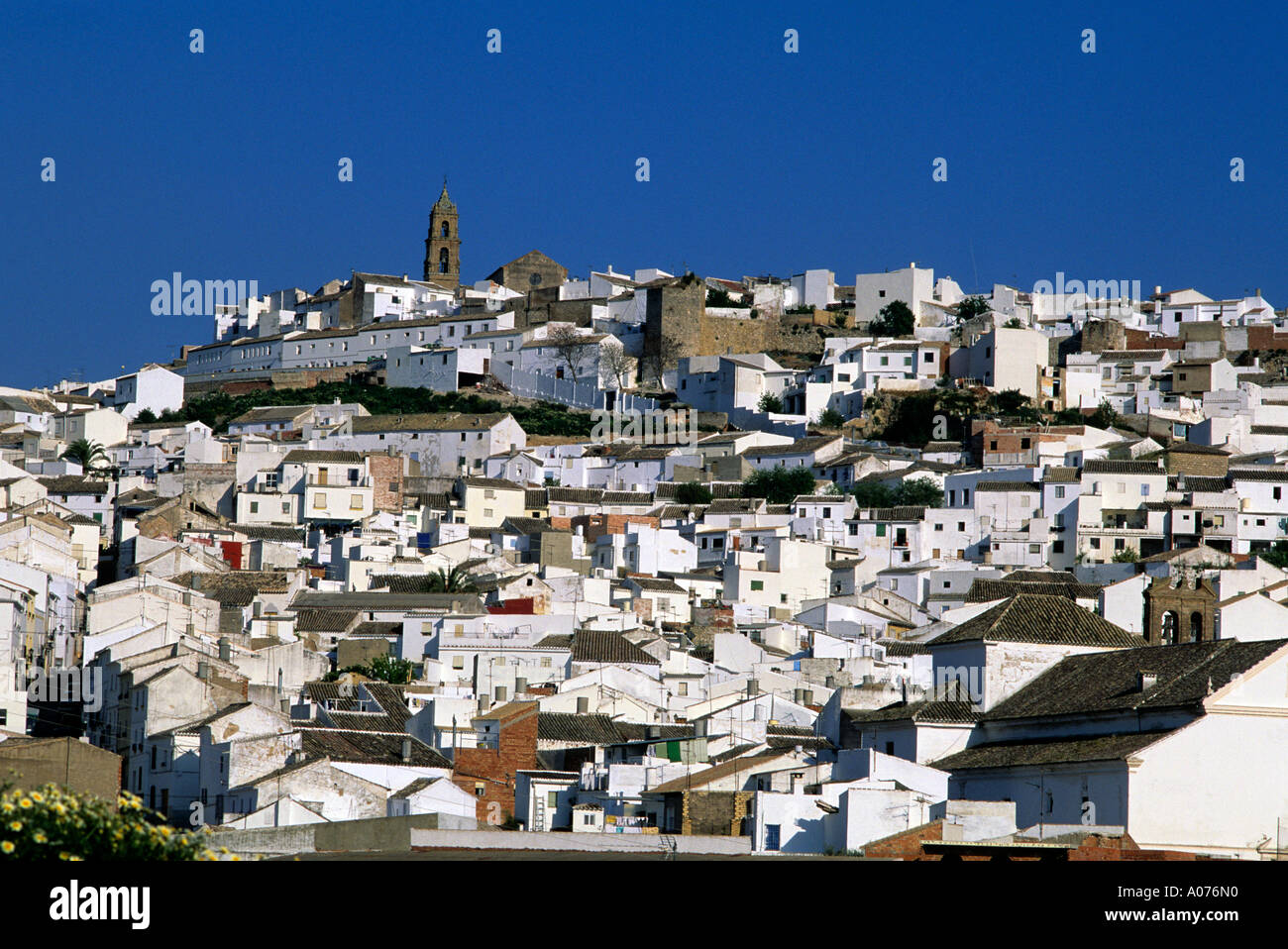 The white village of Baena, Spain Stock Photo - Alamy