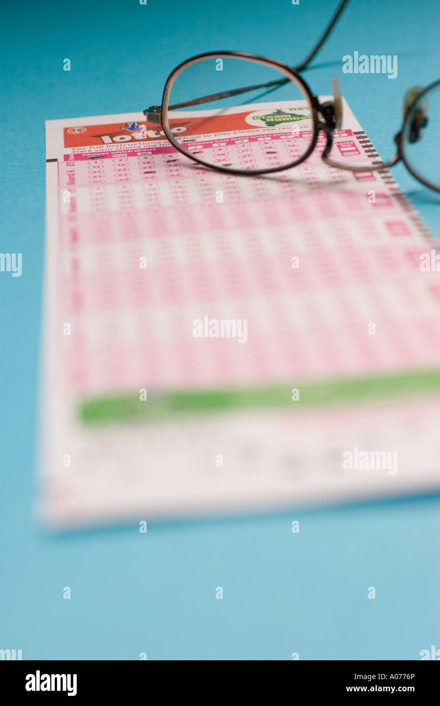 National lottery play slip hi-res stock photography and images - Alamy