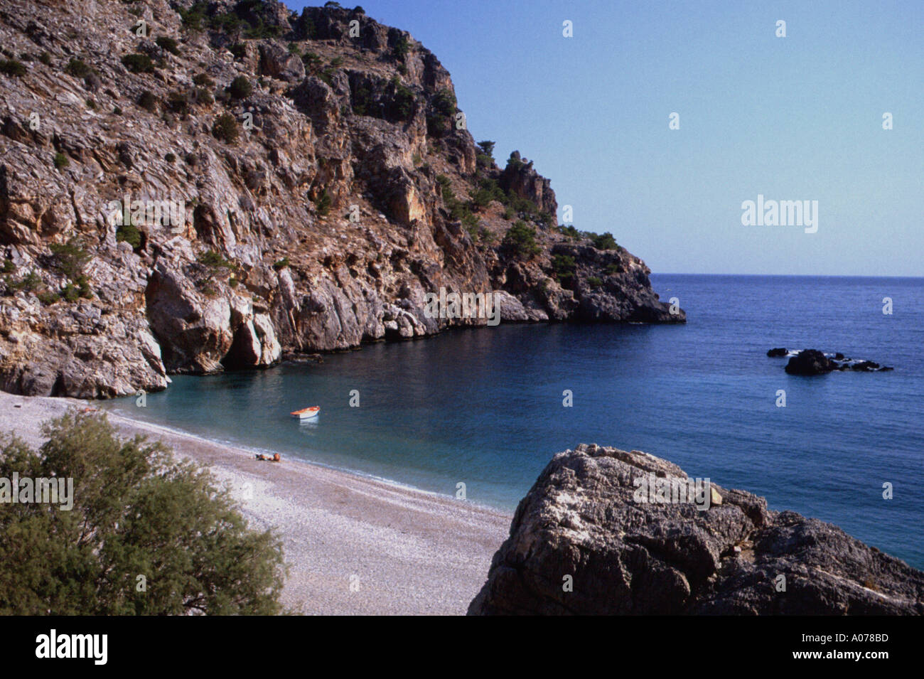 Ahata Beach Karpathos Greek Islands Greece UE European Union Stock ...