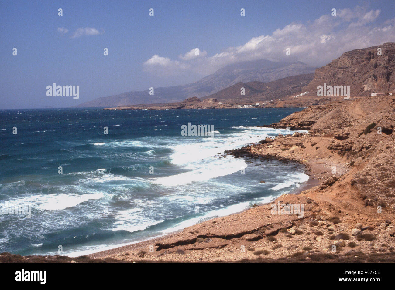Arkassa Finiki Karpathos Greek Island Dodecanese Greece EU European ...