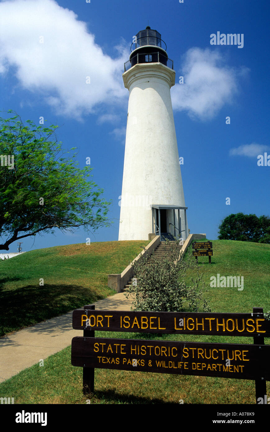 Port Isabel Lighthouse near South Padre Island, Texas Stock Photo - Alamy