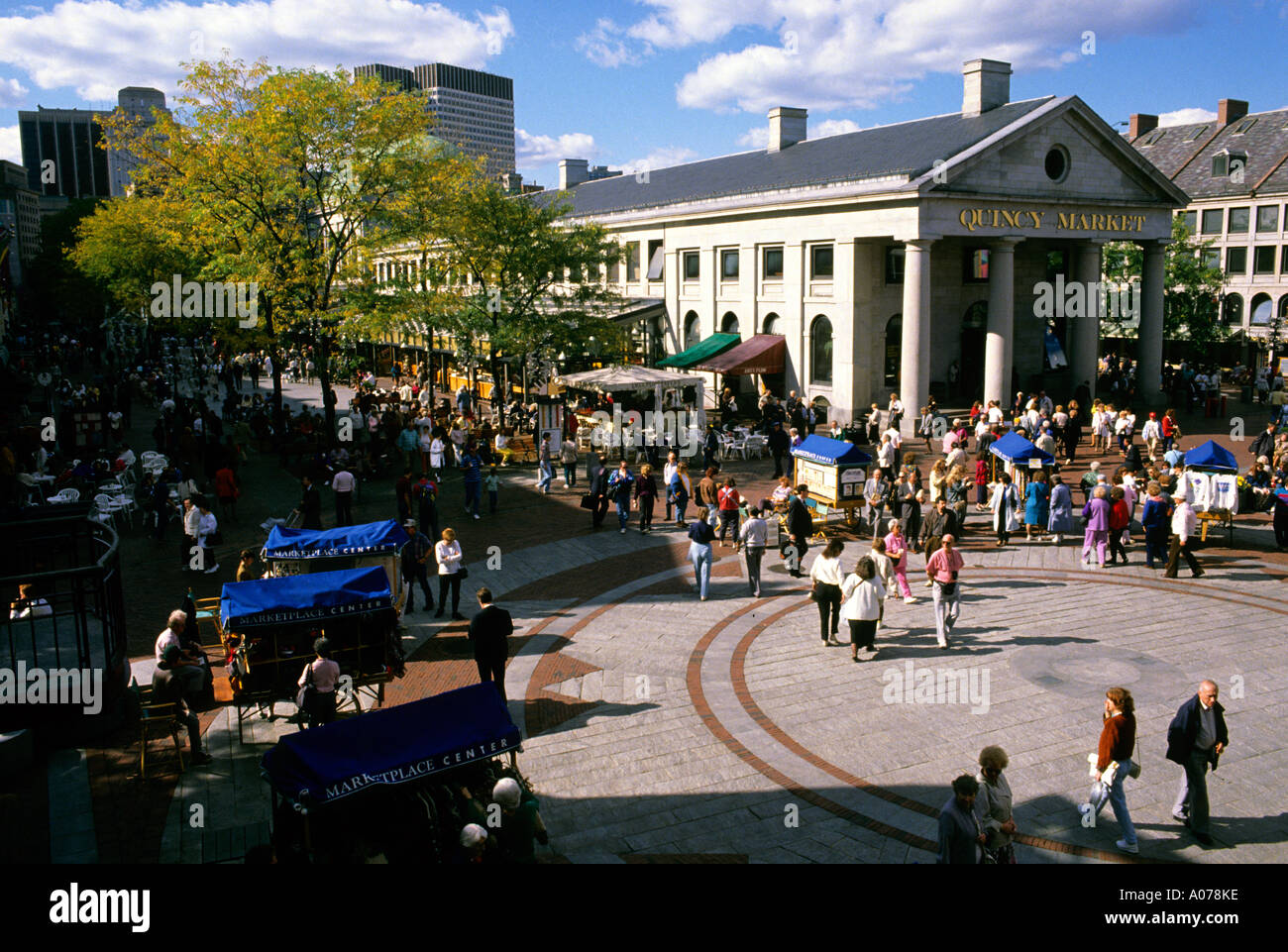 Quincy Market Square High Resolution Stock Photography and Images - Alamy