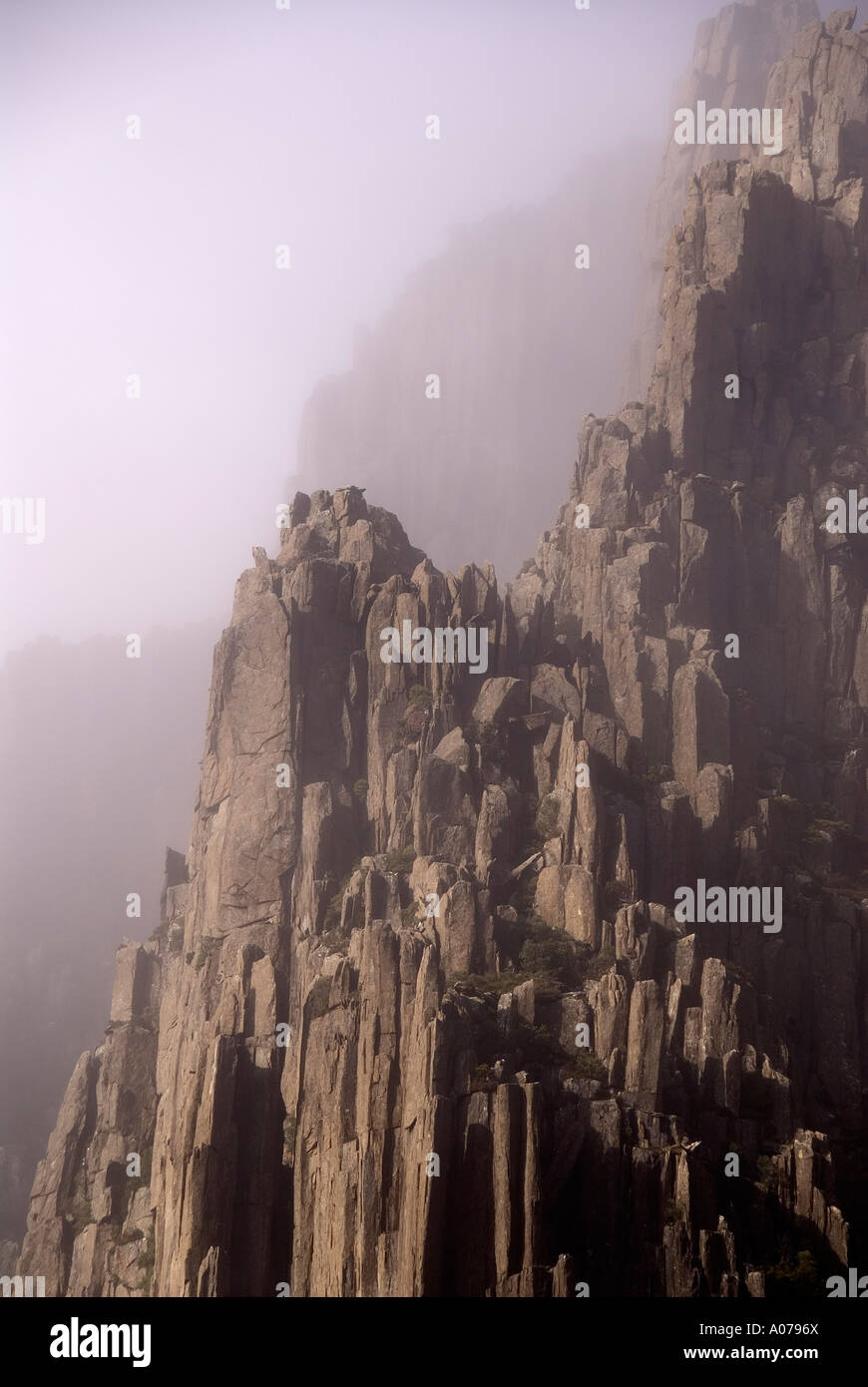 dolerite column close up Stock Photo - Alamy