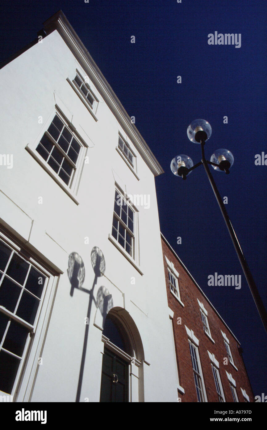 Regency Style Architectrue House Chester England UK Europe Stock Photo ...