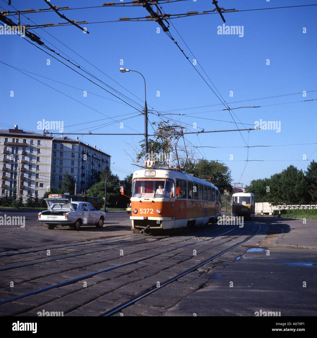 Moscow russia tram hi-res stock photography and images - Alamy
