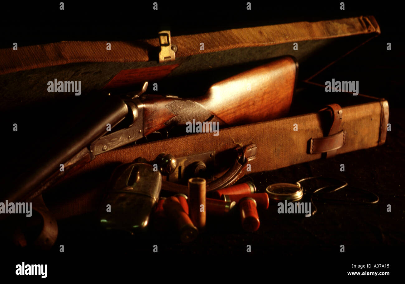 still life with shotgun Stock Photo - Alamy