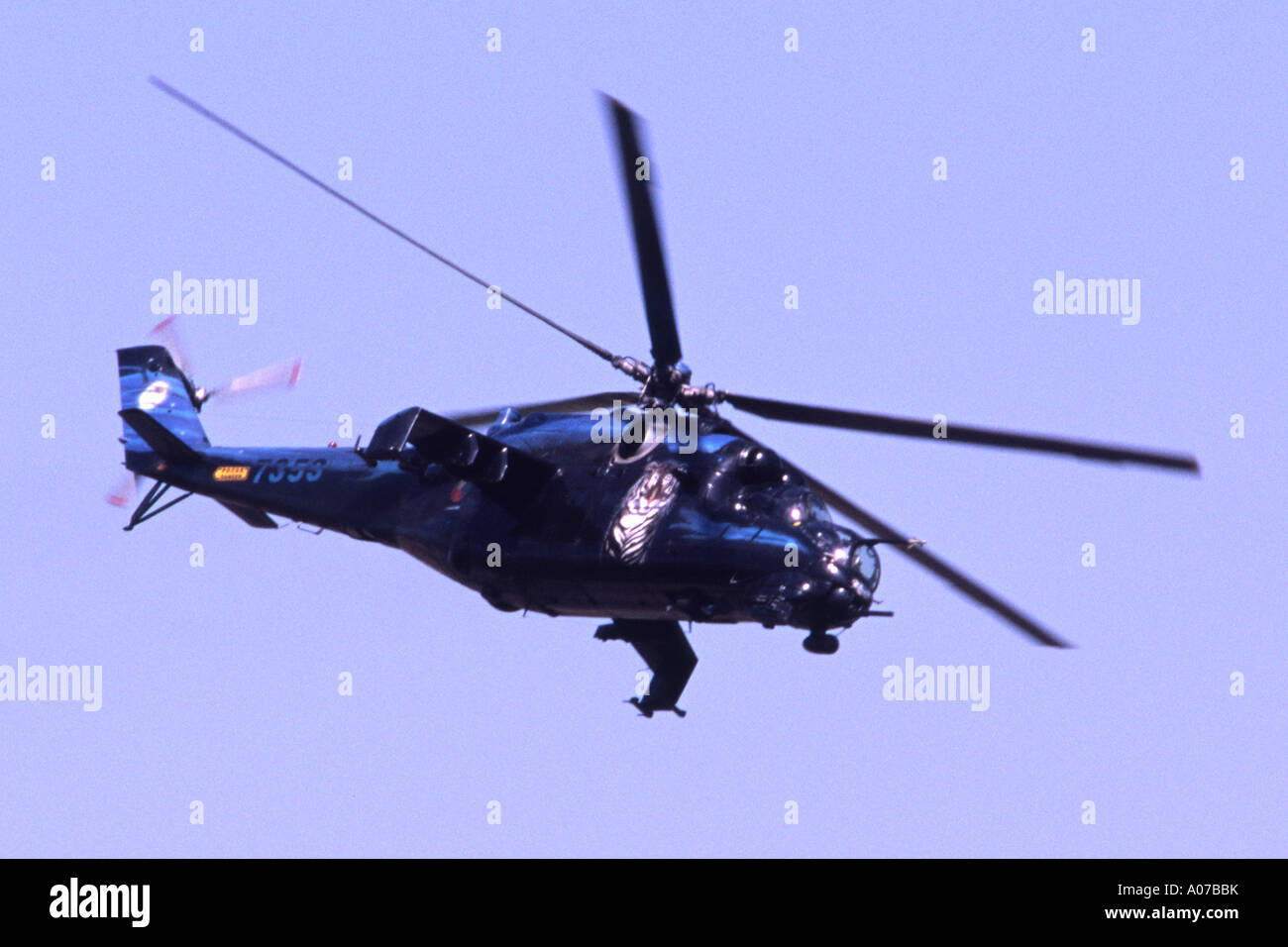 Mil Mi-24V Hind operated by 231.vrl of the Czech Air Force on display ...