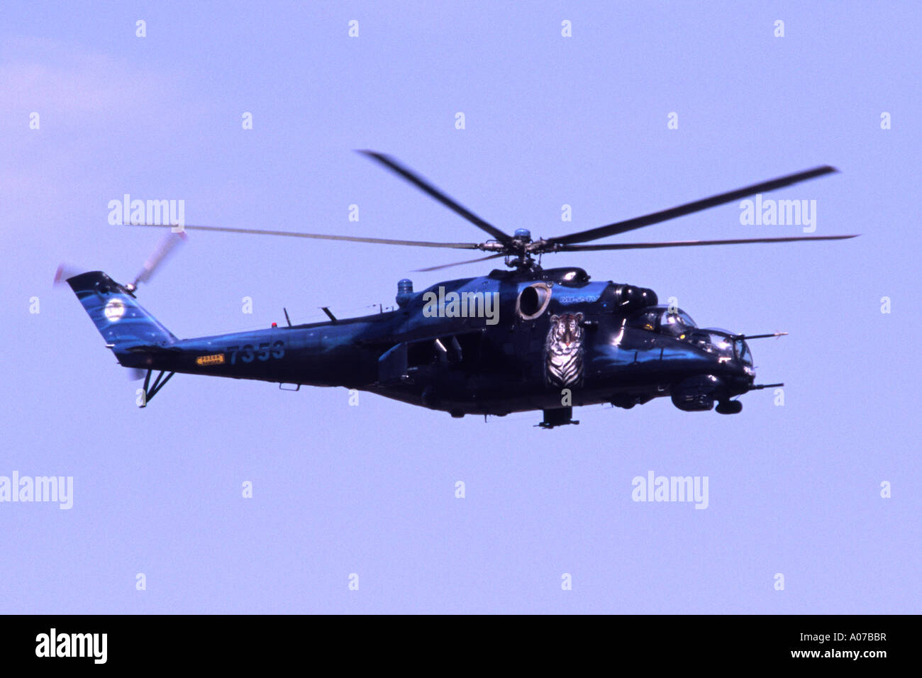 Mil Mi-24V Hind operated by 231.vrl of the Czech Air Force on display ...