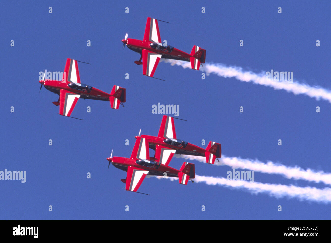 Royal Jordanian Falcons displaying at Fairford RIAT Stock Photo - Alamy