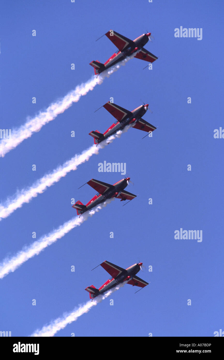 Royal Jordanian Falcons displaying at Fairford RIAT Stock Photo - Alamy