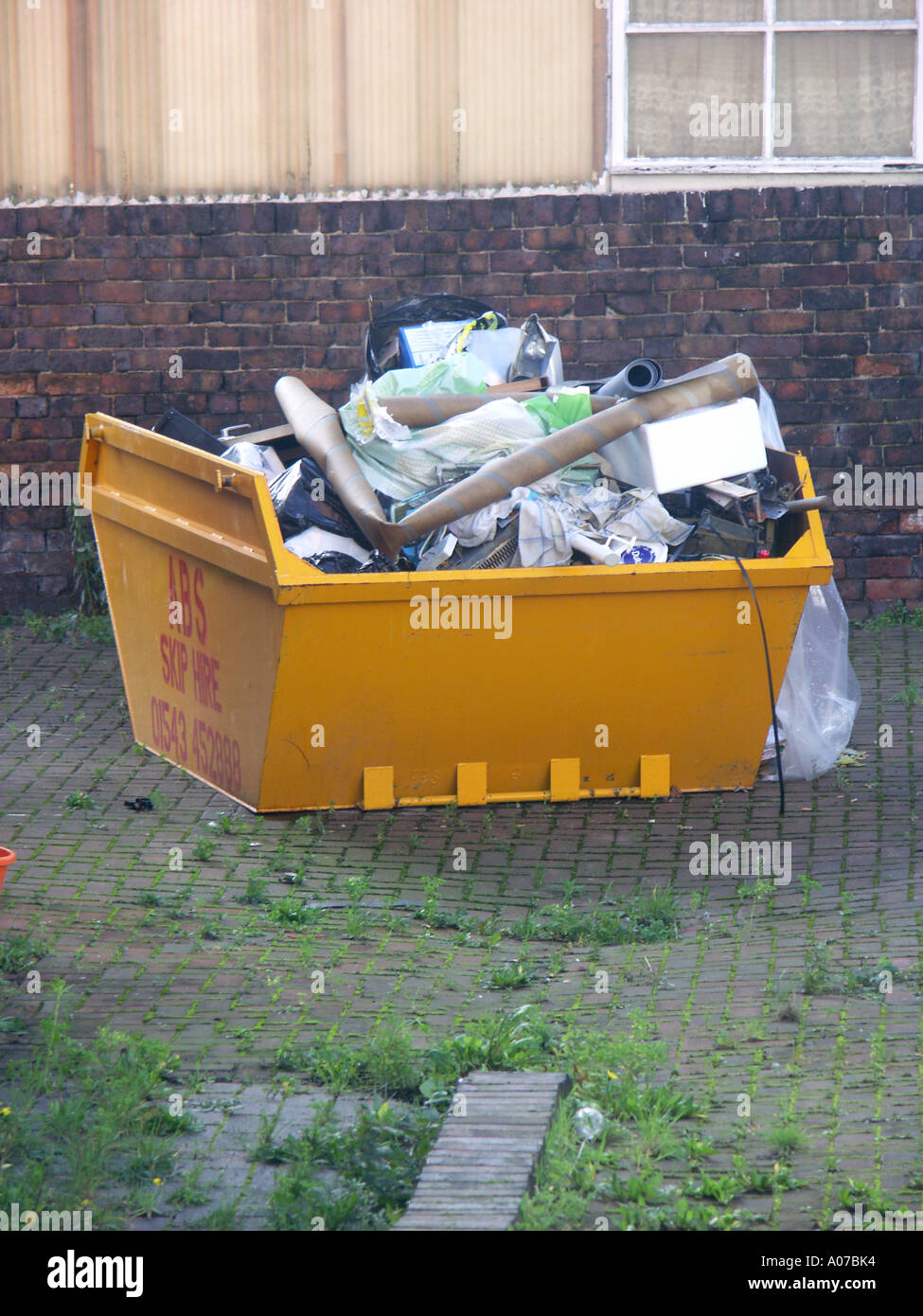 Skip full cardboard hi-res stock photography and images - Alamy