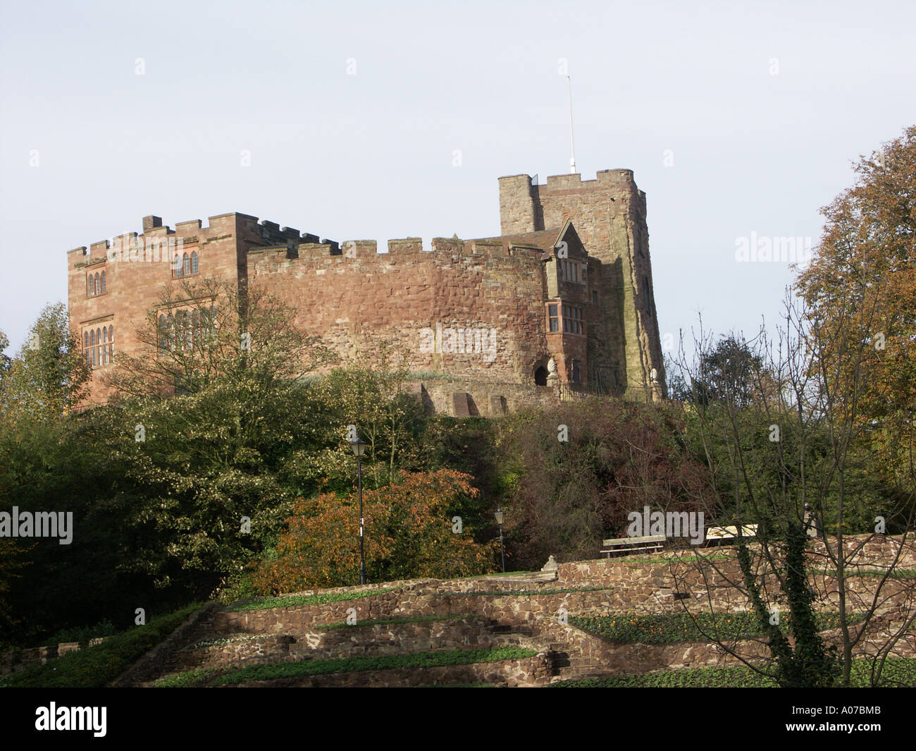 Tamworth Castle a fine example of a motte and bailey castle in the ...