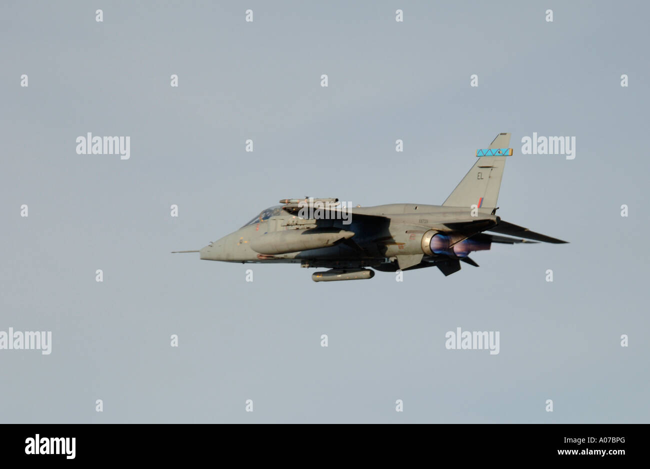 RAF Sepecat Jaguar GR3A. Ground Attack Aircraft XAV 4134-392 Stock ...