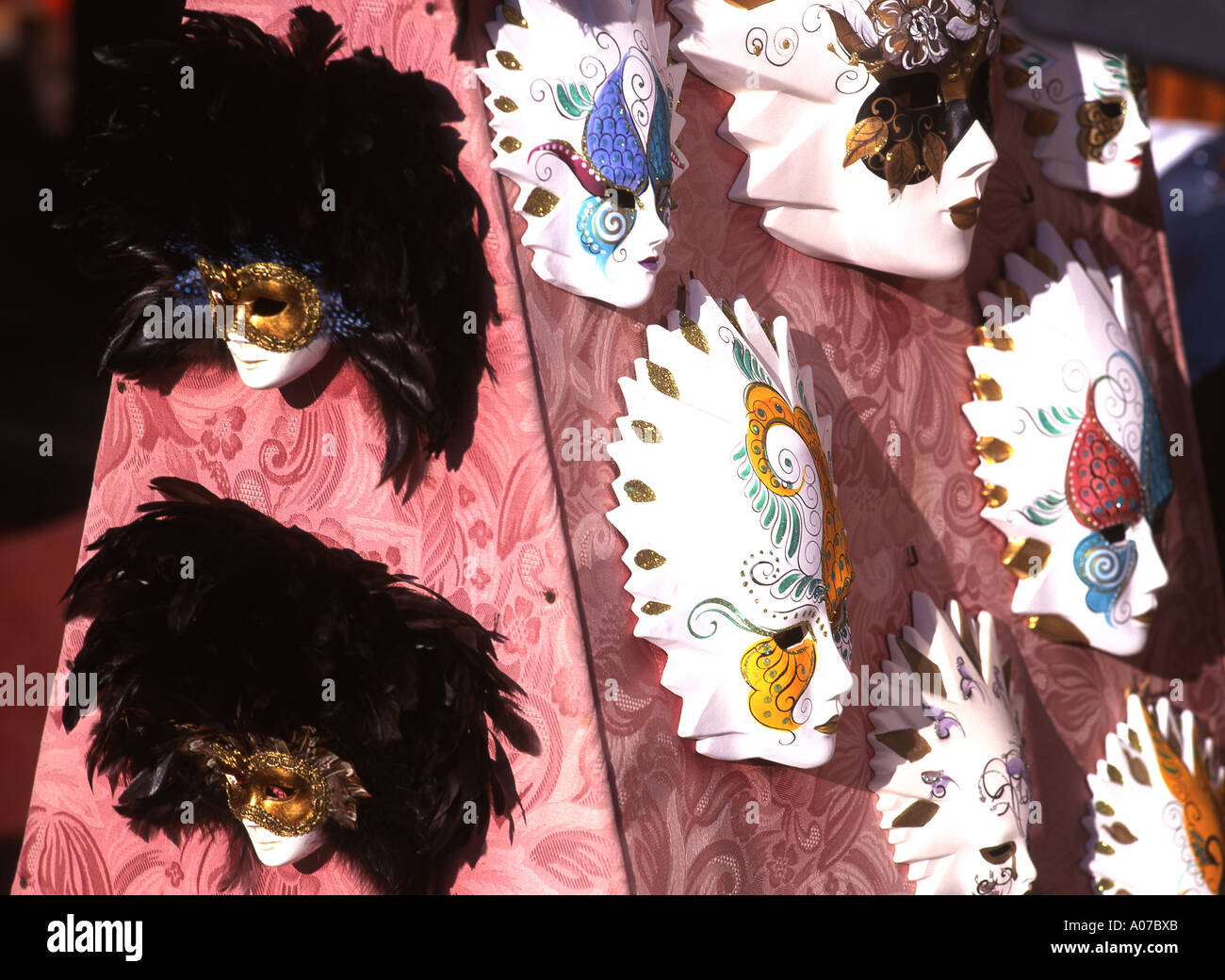 Miniature carnival masks hi-res stock photography and images - Alamy