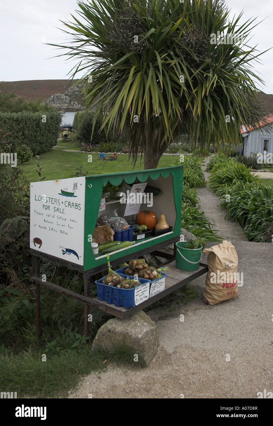 Stock photograph of self service farm shop operating on honour system ...