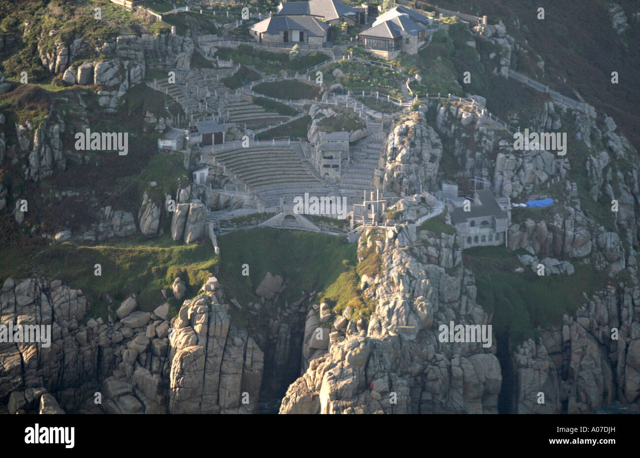 Minack theatre cornwall seating hi-res stock photography and images - Alamy