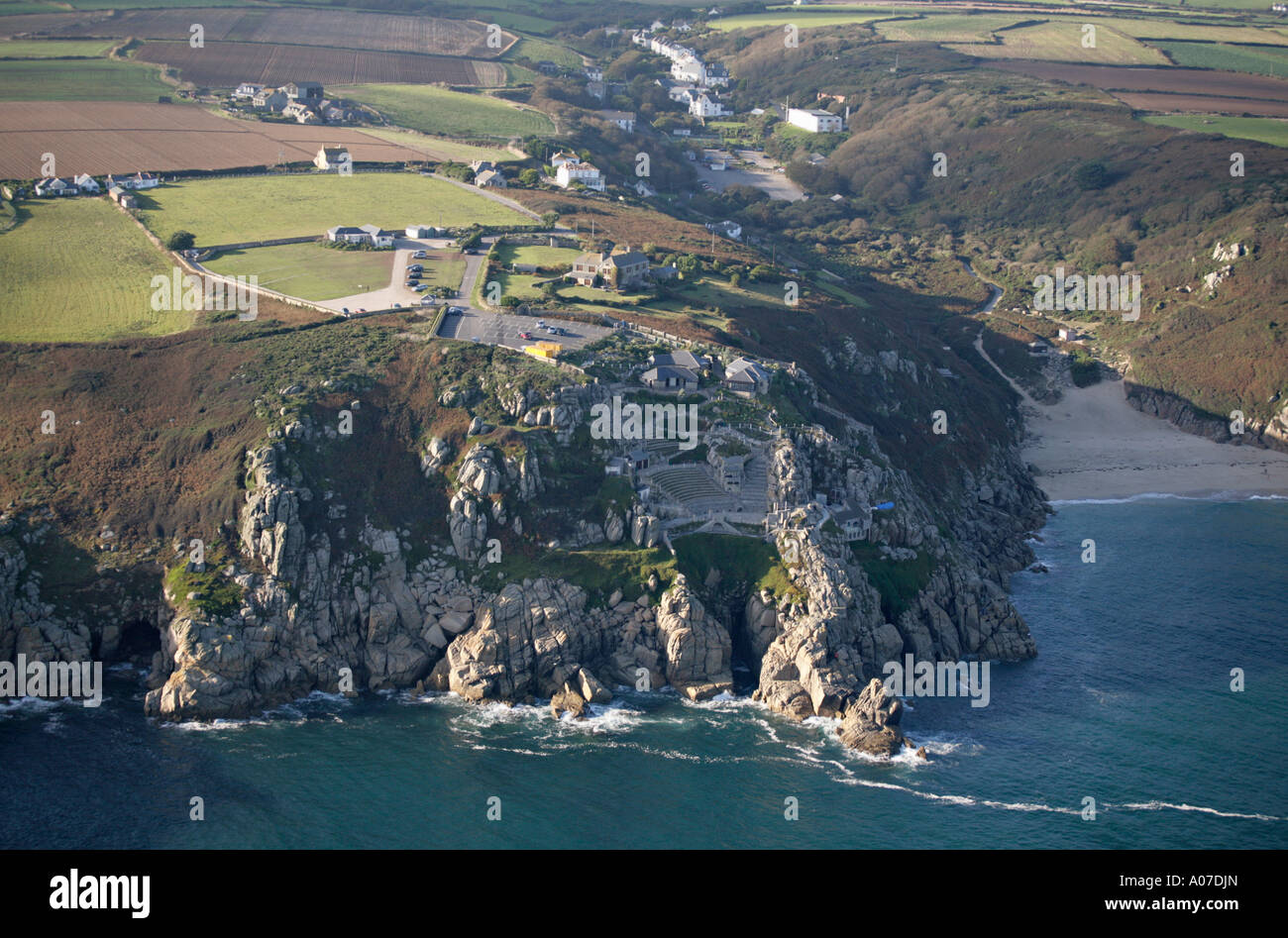 Minack theatre cornwall seating hi-res stock photography and images - Alamy
