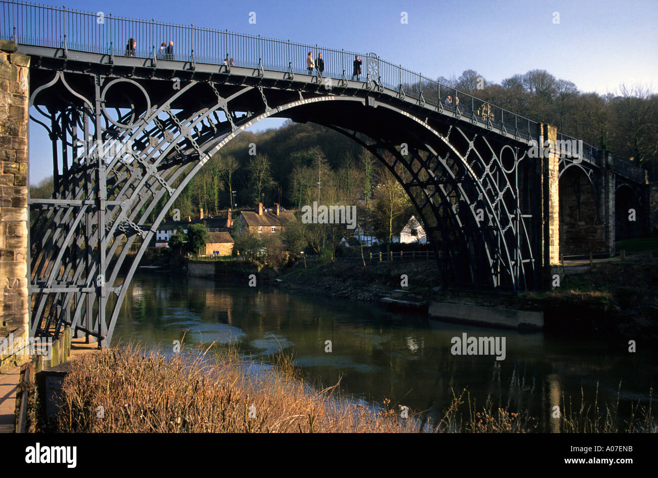 The Iron Bridge, Ironbridge Shropshire, England, UK Stock Photo - Alamy