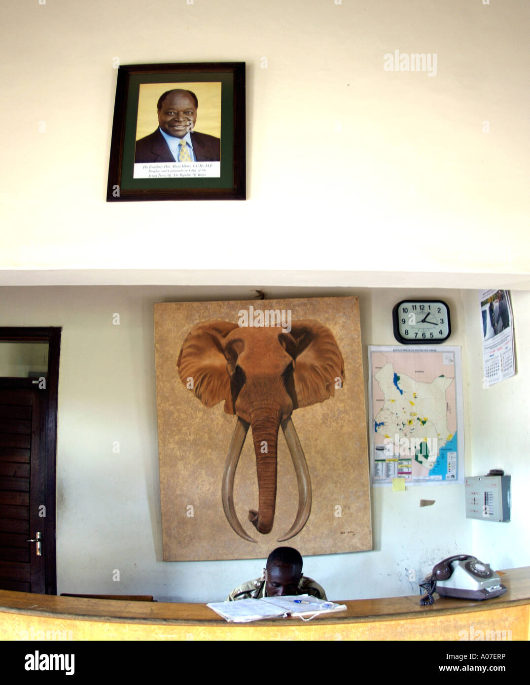 Rangers from the Kenya Wildlife Service (KWS) patrolling Nairobi ...