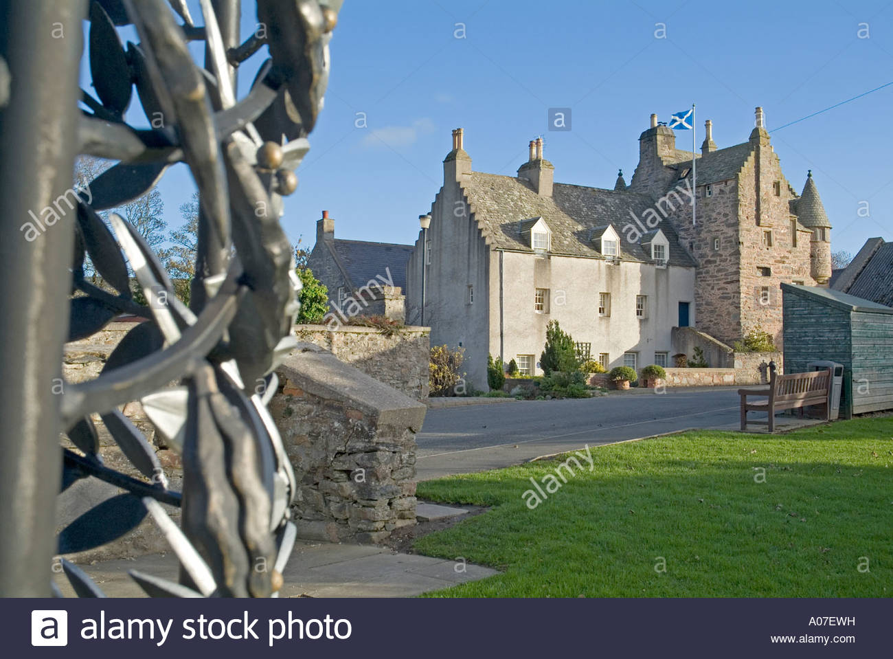 Castle Historic Fordyce Aberdeenshire Stock Photos & Castle Historic ...